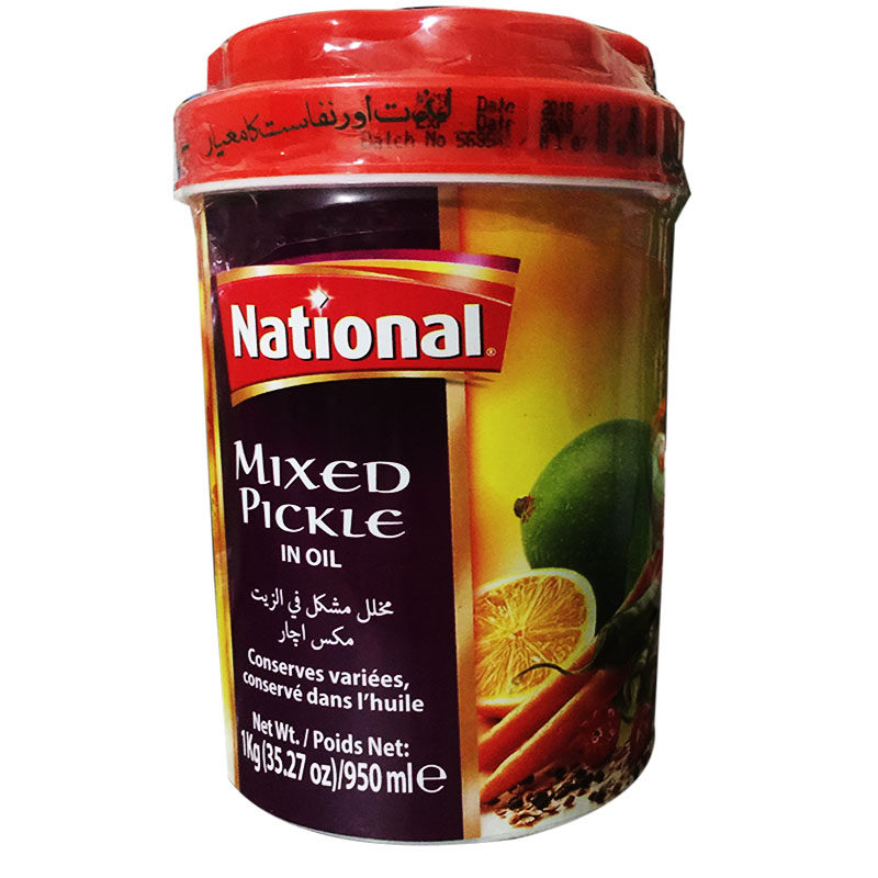 pakistani food mixed PICKLE IN OIL NATIONAL巴基斯坦芒果泡菜_虎窝淘