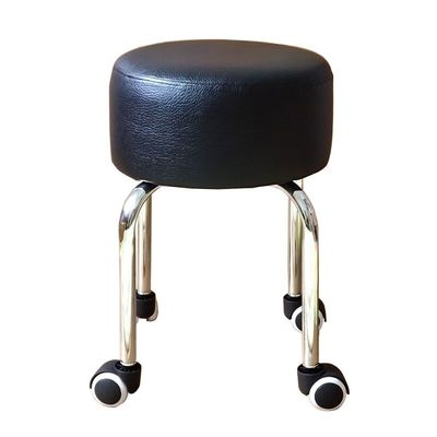 带滑轮小凳子儿童学步神器靠背椅