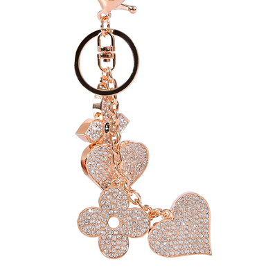 韩国创意流行水晶幸运钥匙扣