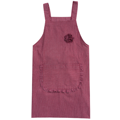 棉麻背带餐厅防污日式风印字围腰