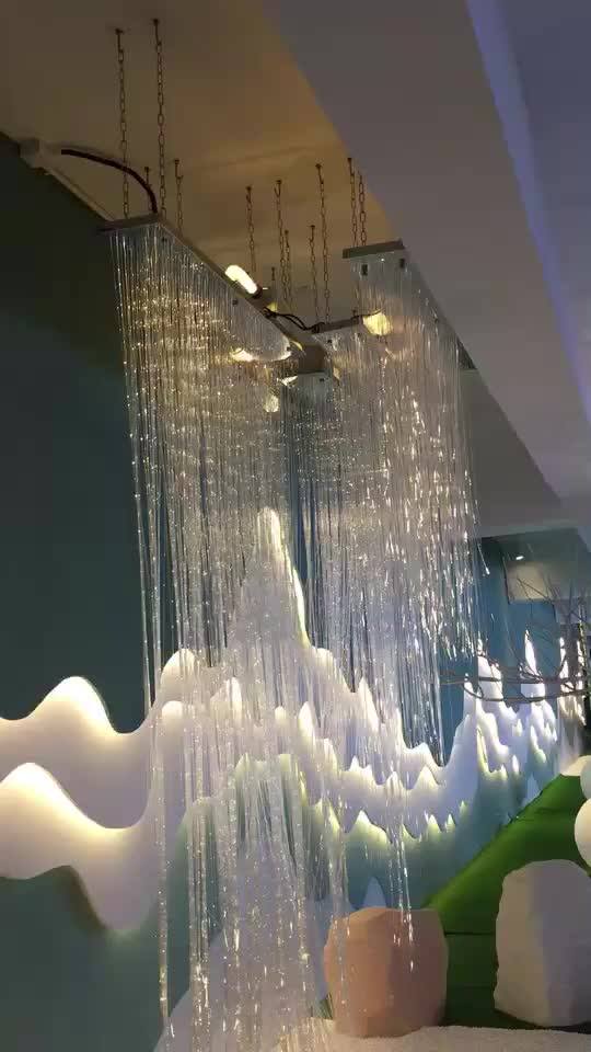 2017 Most Popular Raining Effect Chandelier With Led Light Source - Buy ...