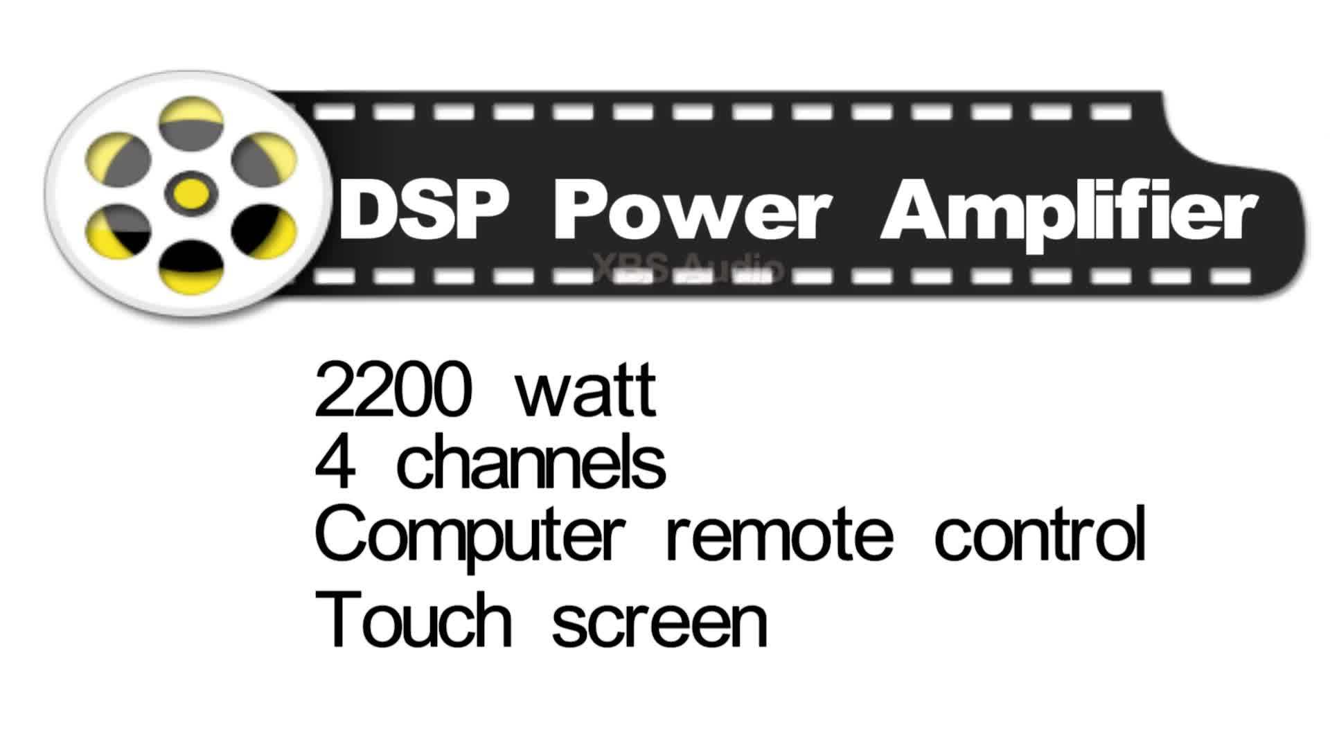 Newest Dsp Professional Power Amplifier 4 Channel Amplifier 5000 Watt ...