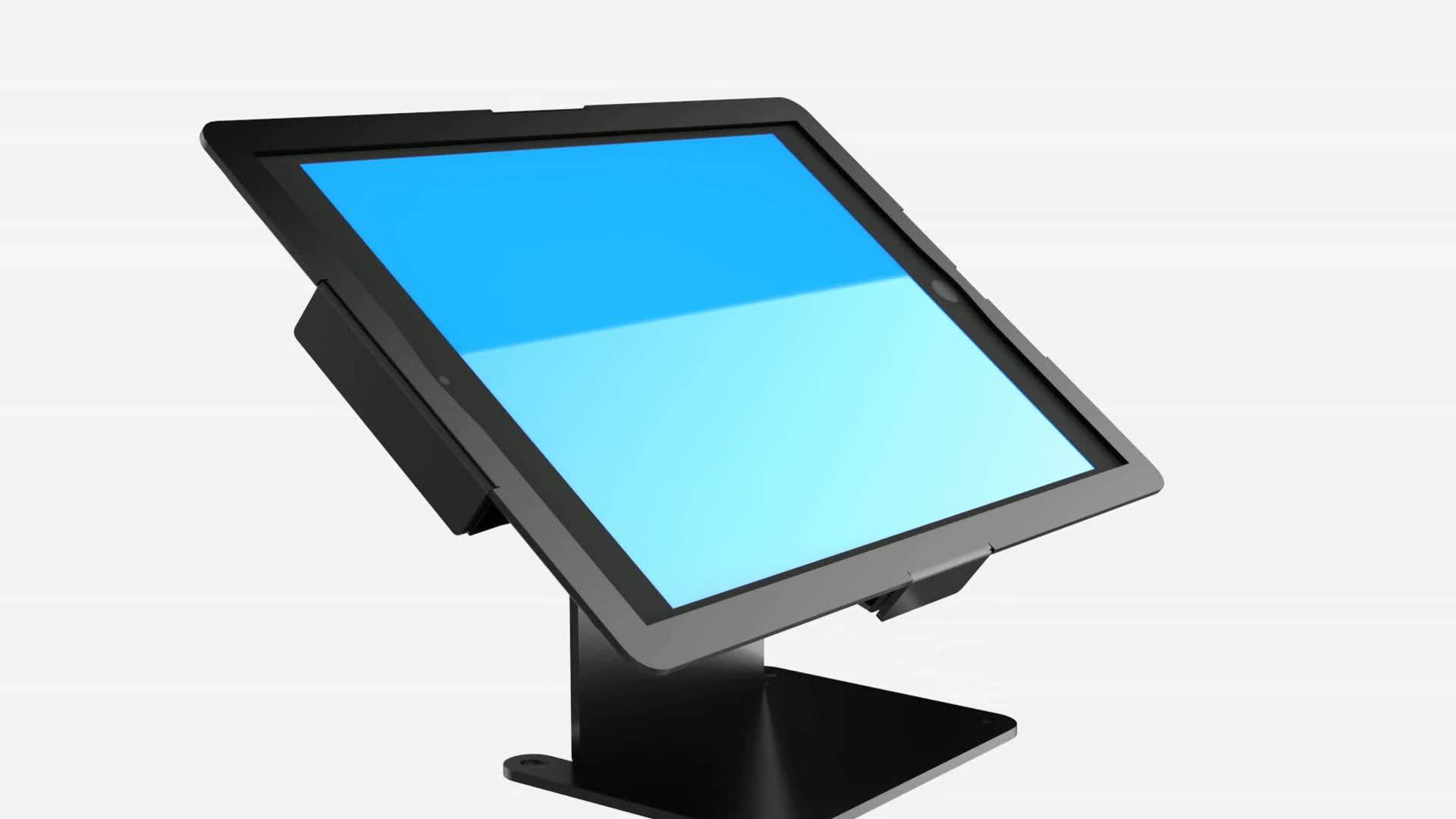 Uss-1 Universal Tilt Adjustable Security Tablet Display Kiosk Stand ...