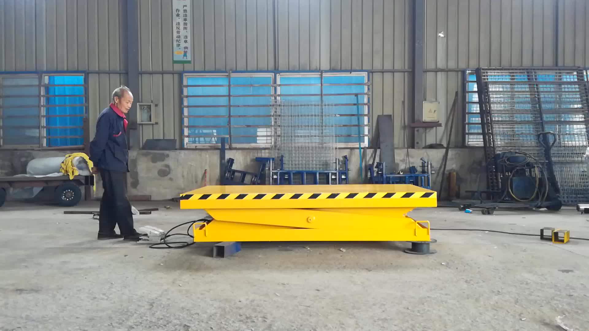 Hydraulic Loading Ramp Dock Leveler Lift Platform - Buy Lifting Tables ...