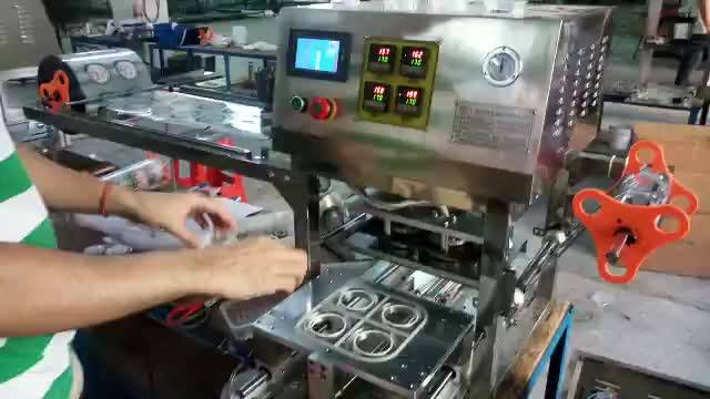 Automatic Plastic Sauce Cup Sealing Machine/cup Sealer Ld802b - Buy Cup ...