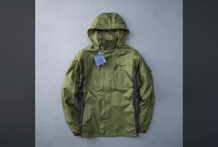 Custom Outdoor Waterproof Breathable Windbreaker / Lightweight ...