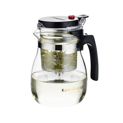 金灶 飘逸杯 茶具 手工吹制 玻璃茶道杯TP-757（700ML）送茶匙