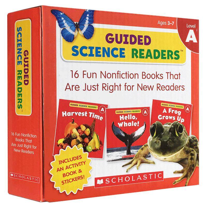 送音频英文原版正版Guided Science Readers Level A: 16 Fun Nonfiction Books学乐分级阅读 ...