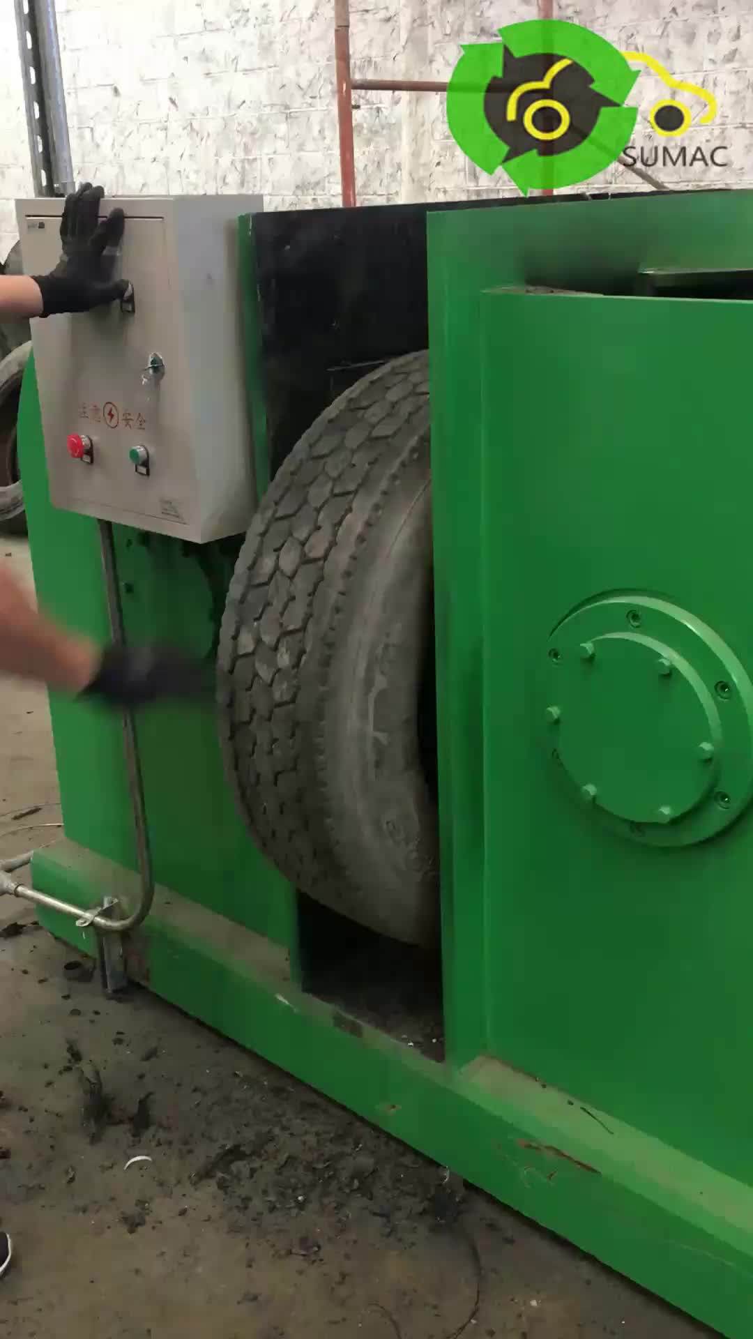 High Capacity Waste Tire Debeader/ Tire Wire Puller Extractor Machine ...