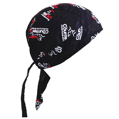 字母韩版嘻哈头巾帽