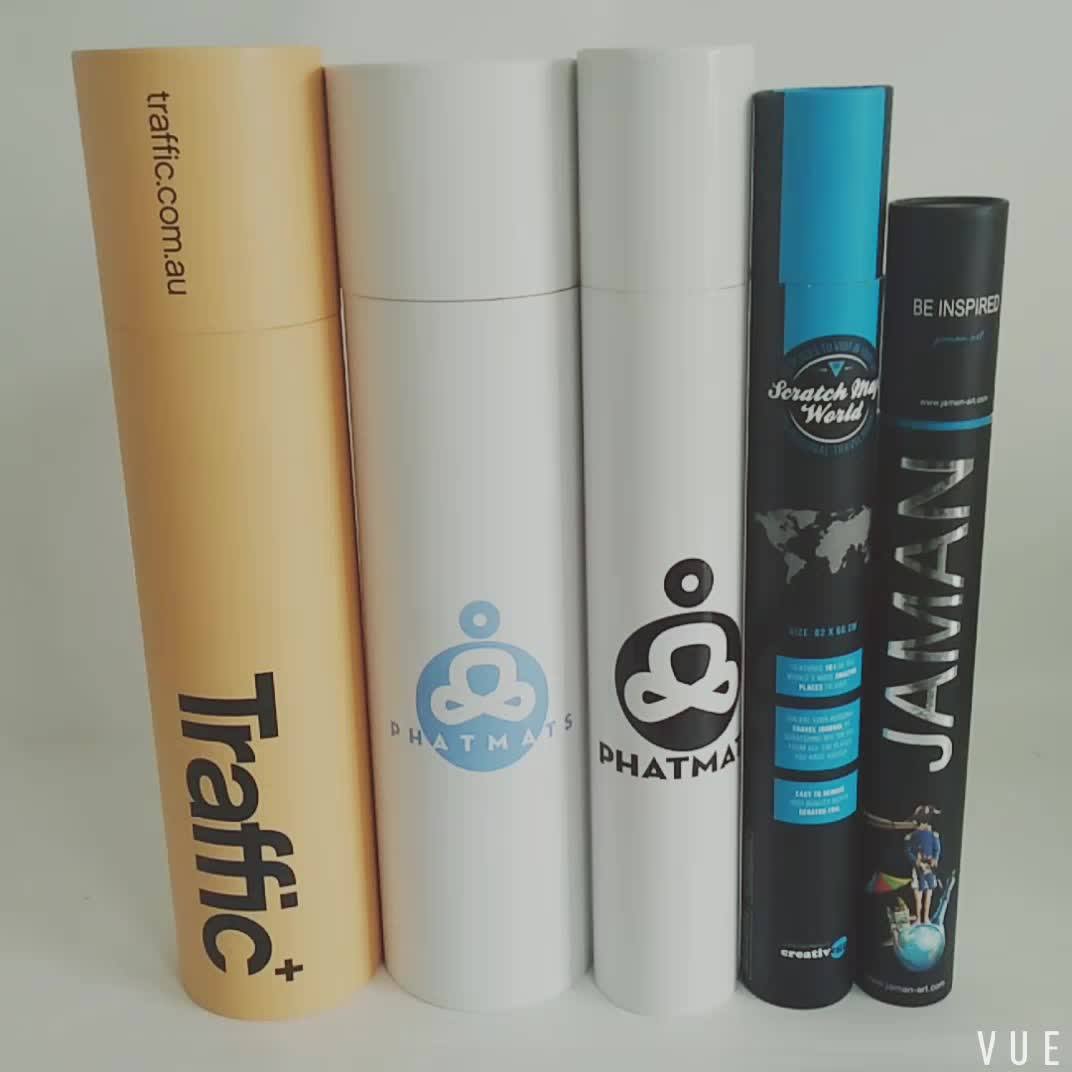 Custom Cylinder Packaging Box T-shirt Tube Packaging Cardboard Round ...