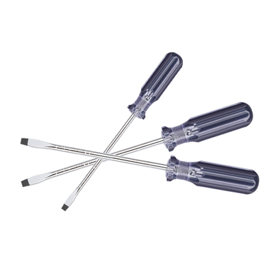 长城精工螺丝刀一字平口罗丝刀起子五金工具大全3*100/5*150mm6寸