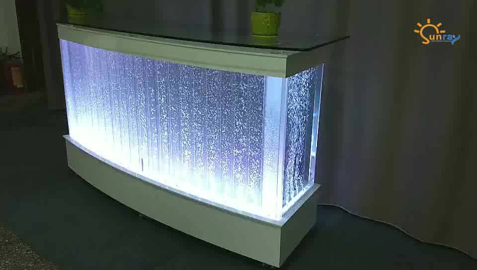 2018 Movable Mobile Led Bubble Bar Counter Front Counter Reception ...
