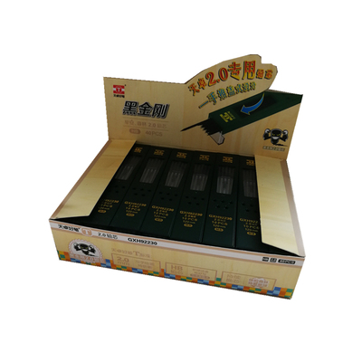 天卓黑金钢2.0mm圆规粗铅芯自动铅笔芯活动铅笔芯2B早安森林92230