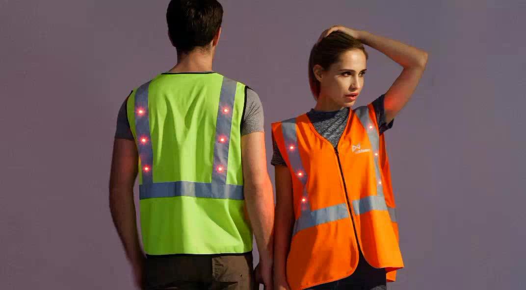 Police Hi Security Led Worker Construction Safety Vest Security Vest Hi ...