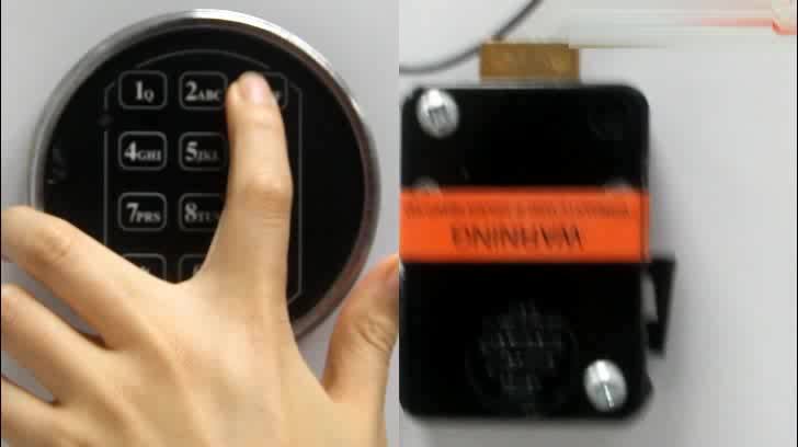 Sargent S&g 6124 Keypad Deadbolt Electronic Keypad Lock For Bank Atm ...