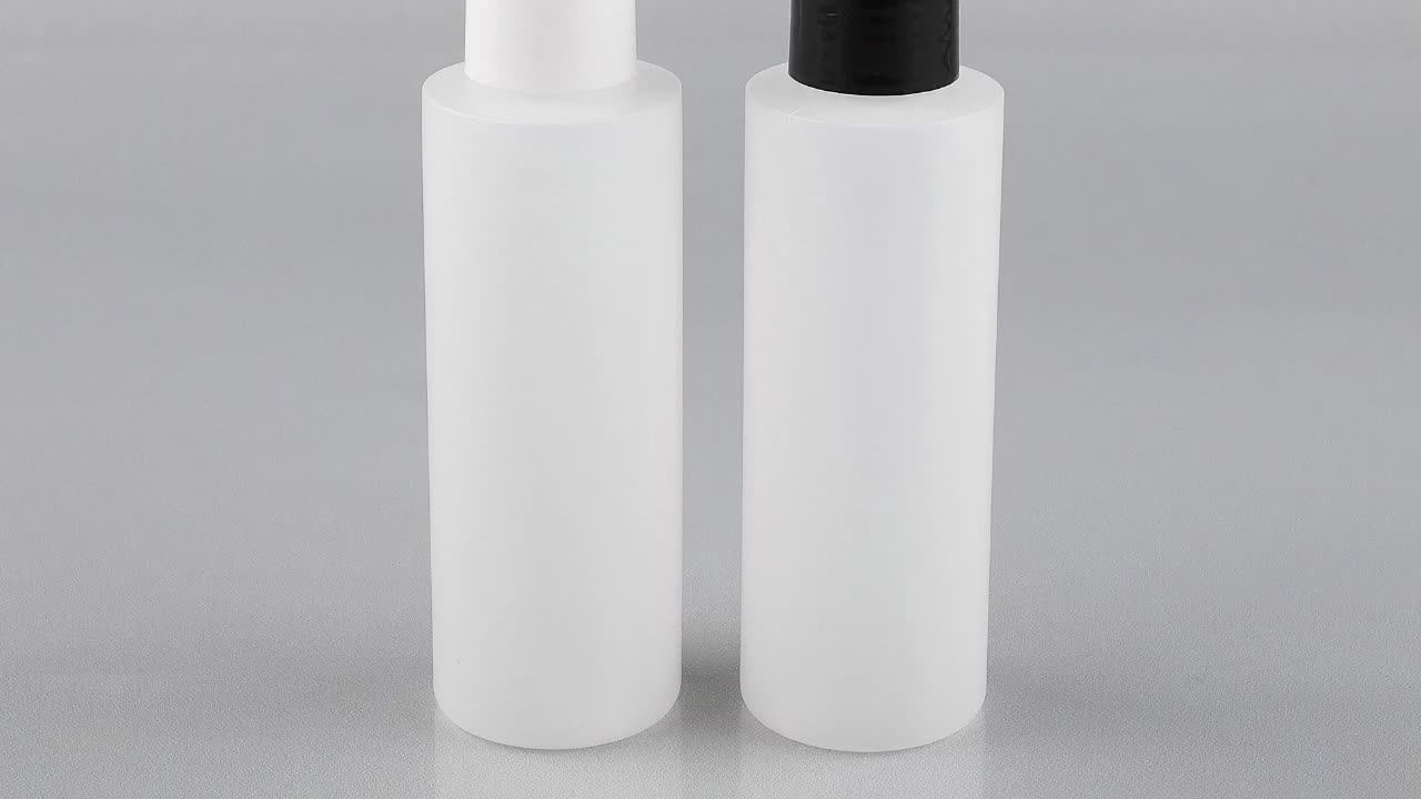 120ml Translucent White Plastic Hdpe Squeeze Bottle With Disc Top Cap ...