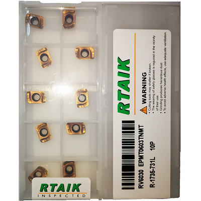 RTAIK RV5130 /RV6030 EPMT0603TNMT 模具铣刀片