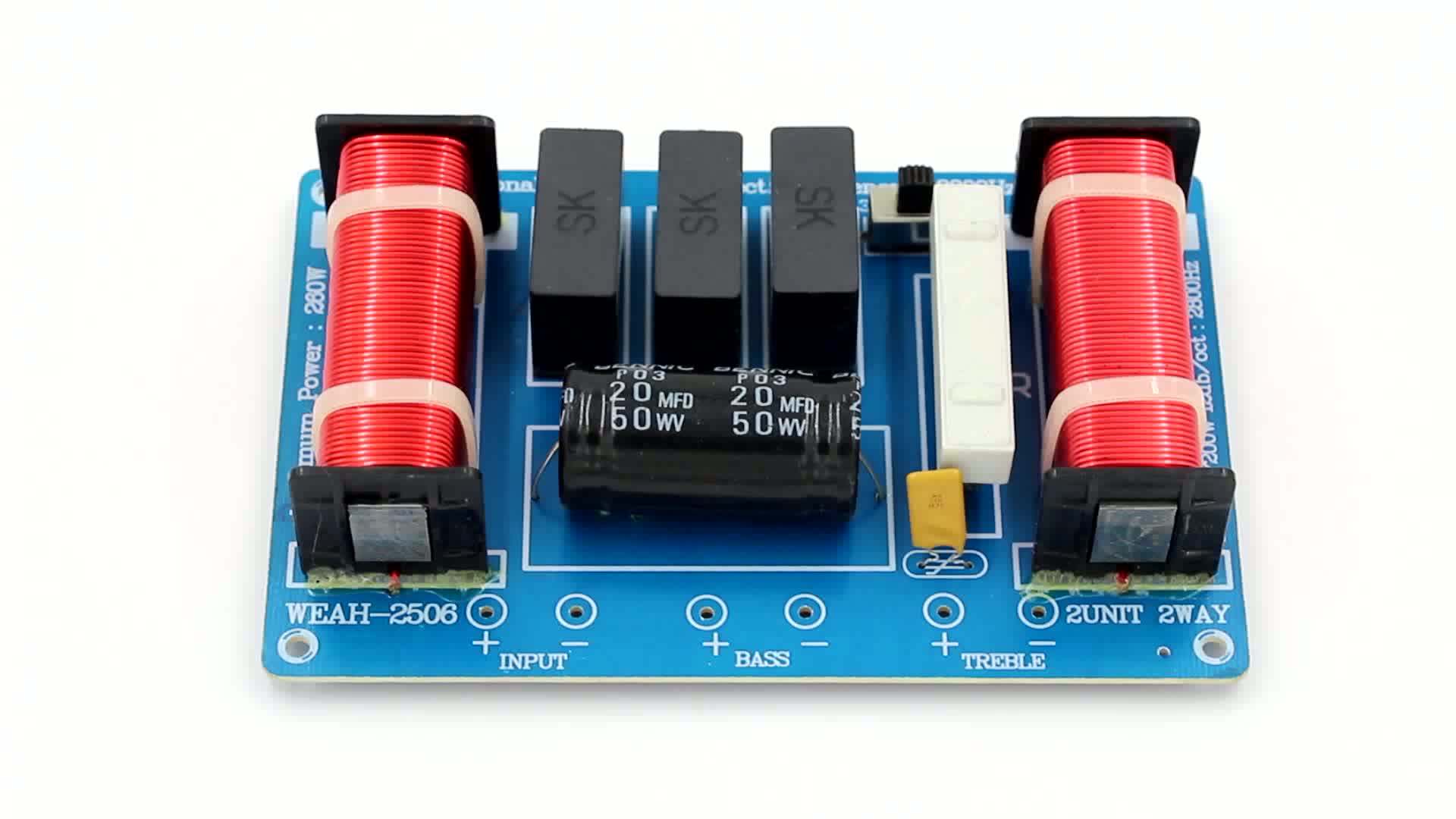 Passive Network 2 Way Speaker Crossover - Buy 2 Way Speaker Crossover,2 ...