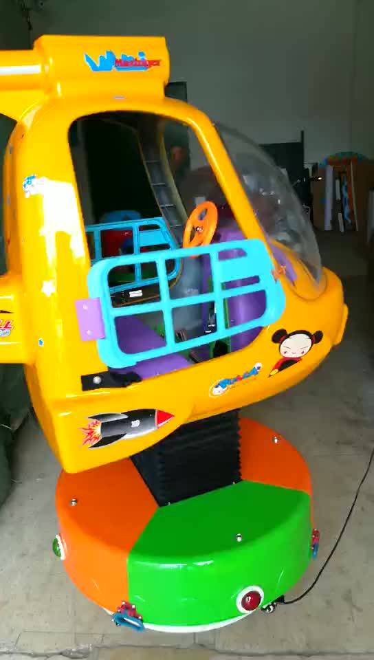 Coin Operated Helicopter Kiddie Ride Game Machine Airplane Kiddie Ride ...