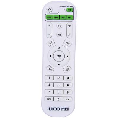 适用LICO/莱可M1 M6 X1 X2 学习遥控器 网络电视机顶盒遥控器 伟皓A1 A2 A7播仕 M1 M2 微禾 百视维A102 A200