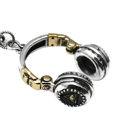 泰银上帝之眼吊坠项链