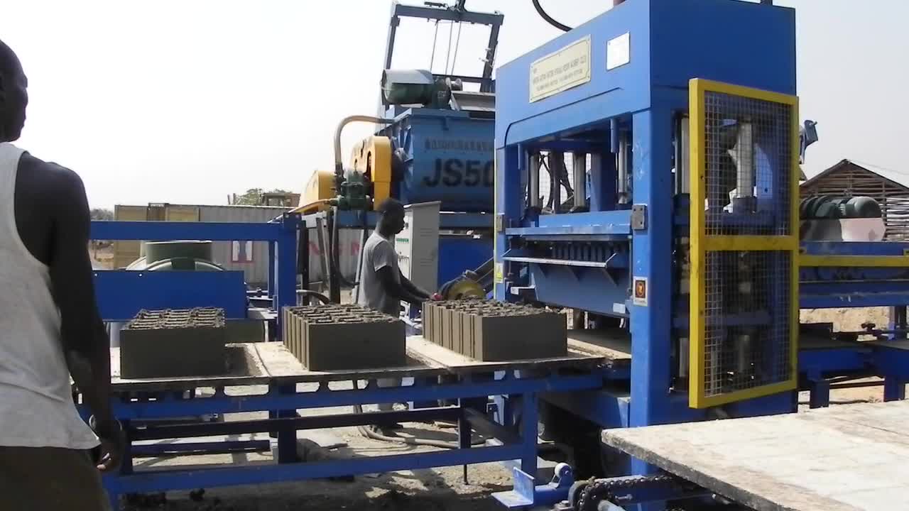 Qt8-15 Automatic Hydraform Foam Concrete Block Making Machine With ...