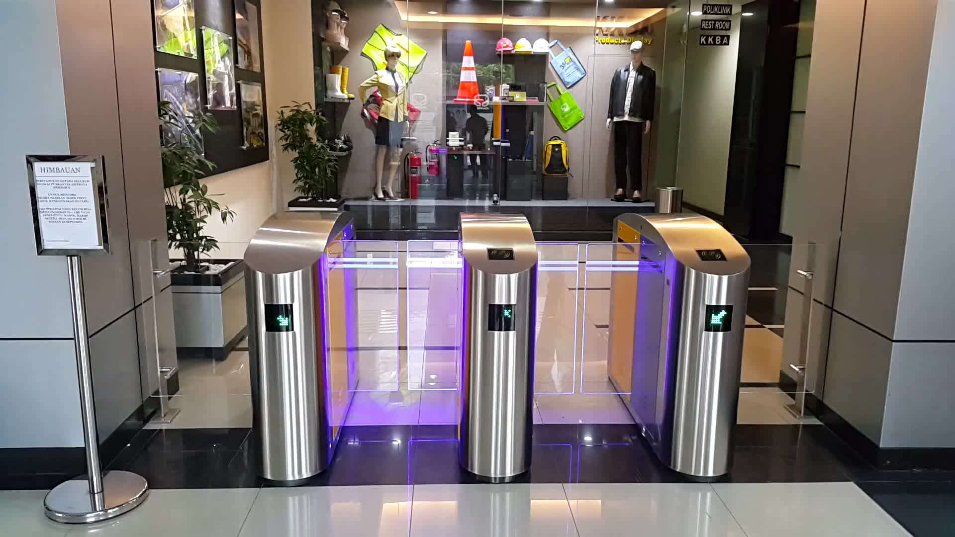 Stainless Steel Baffle Gate Turnstile Speed Gate/sliding Turnstile ...