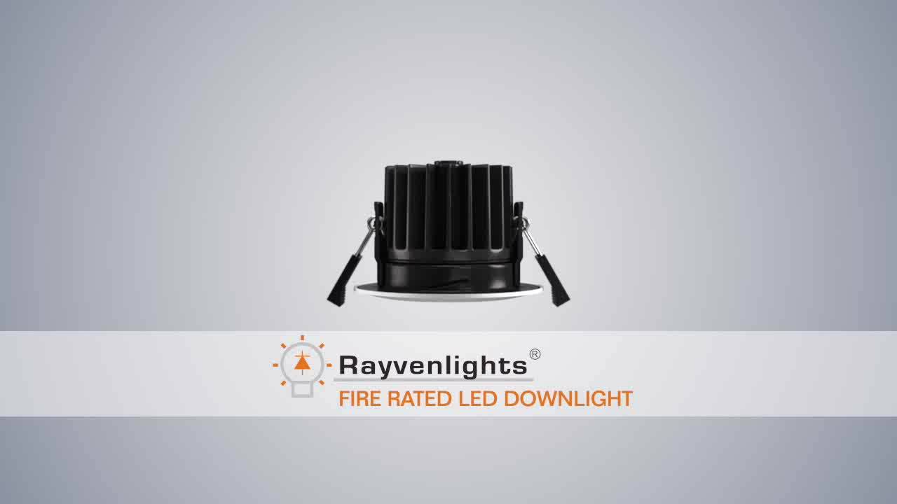 Cut Out 7.5cm Fire Proof Led Cob Spot Light 10w Square Shallow Fire ...