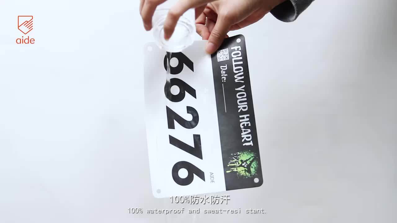 Custom Printing Tyvek Paper Runner Marathon Race Bib Numbers With ...