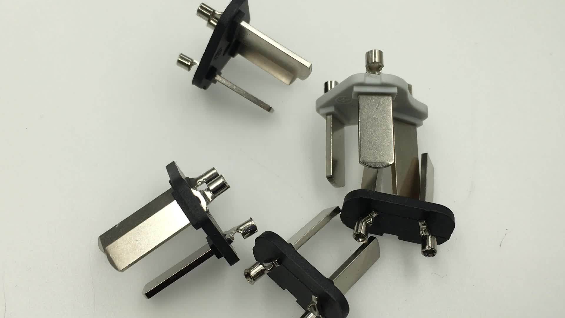 Ar-013 Argentina Iram 2063 2073 Plug Insert 10a 20a Three Blades - Buy ...