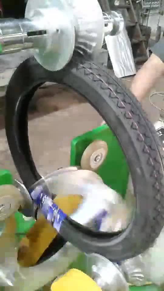Motorcycle Bicycle Tire Packing Machine With Tyre Wrapping Paper---awi ...