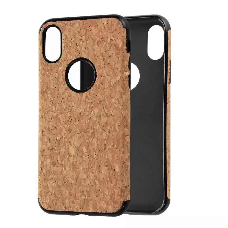 Environmental Cork Shockproof Pc Wood Leather Mobile Phone Cases Unique ...