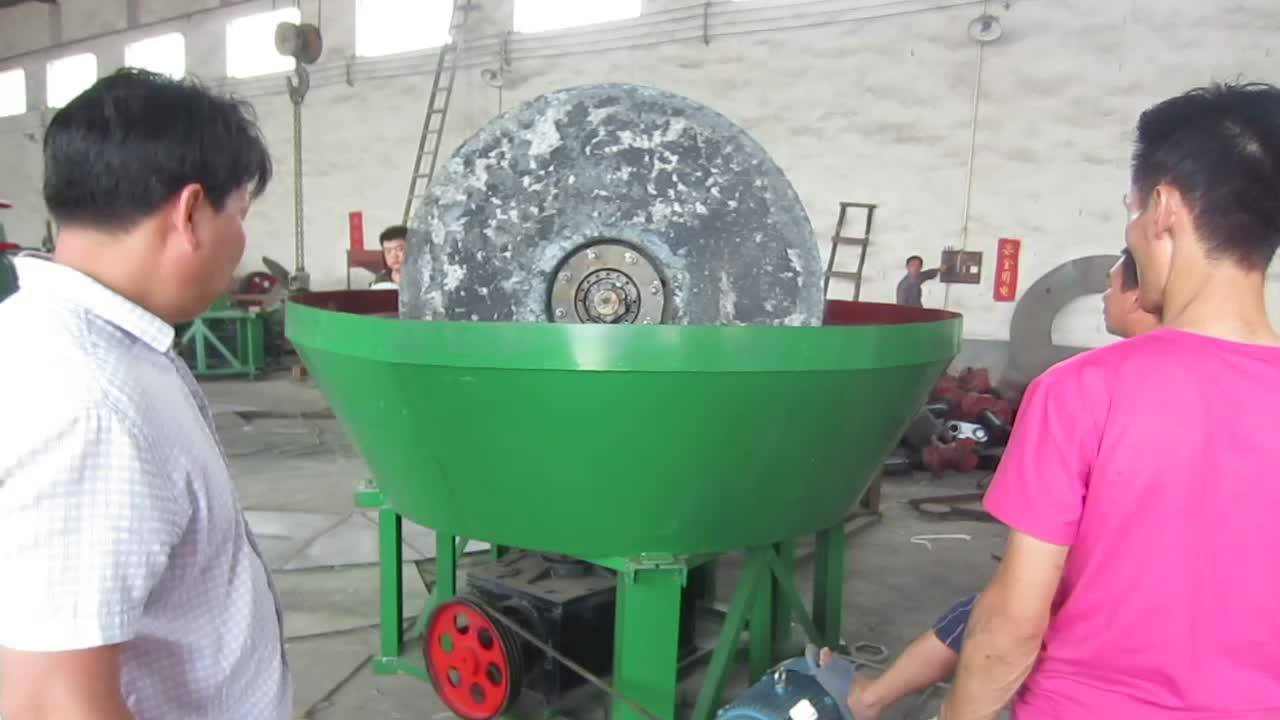 High Performance Wet Pan Silver Copper Gold Ore Grinding Milling ...