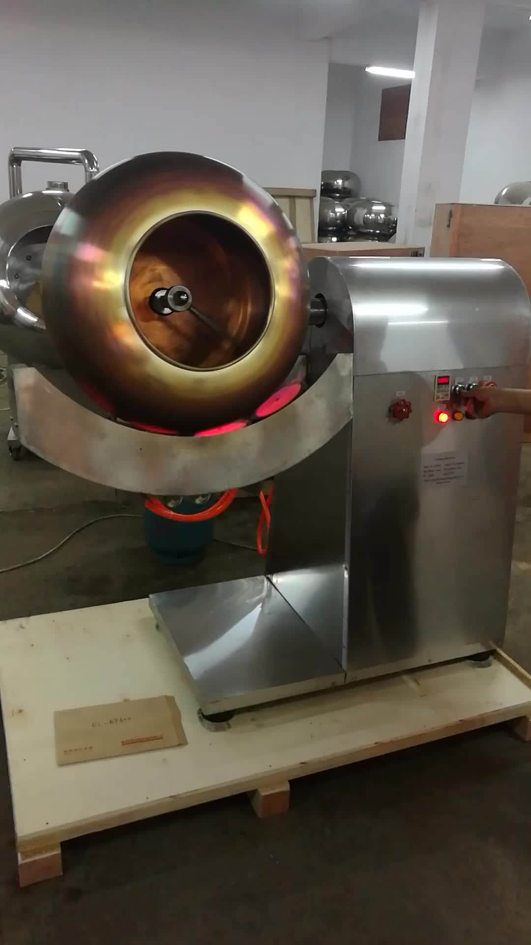 Automatic Dumping Food Coating Machine - Buy Peanut Coating Machine ...