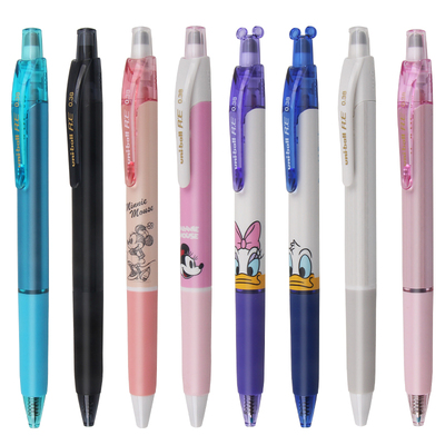 uni按动中性笔三菱可擦迪士尼