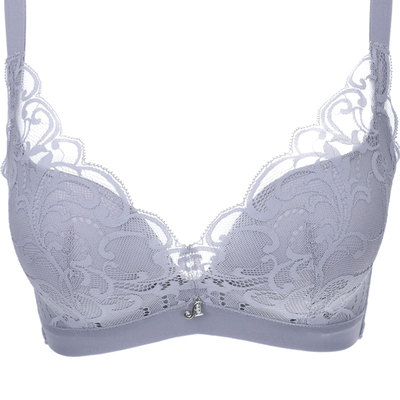 70A罩杯内衣性感蕾丝小胸聚拢深V