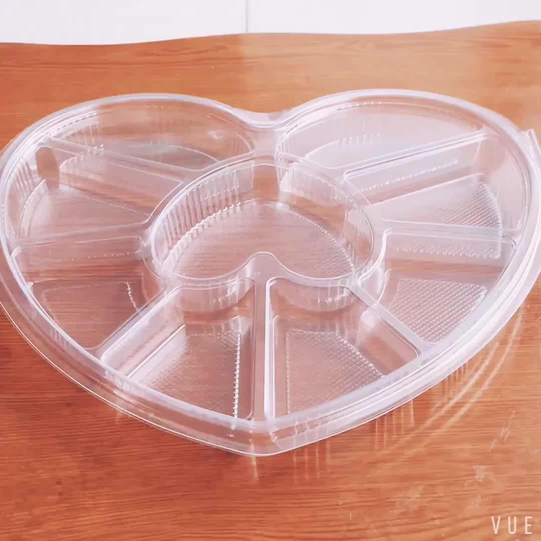 Plastic Love Shape Chocolate Food Container,Box Packaging - Buy Box ...
