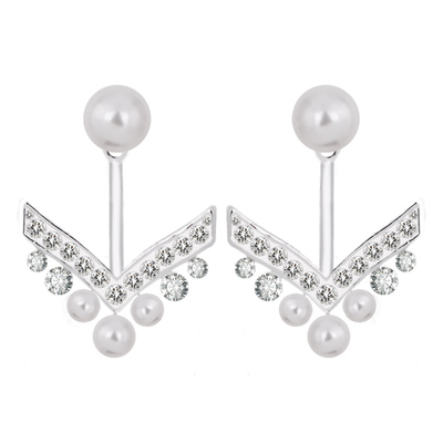 方圆脸适合的宋慧乔同款耳环女