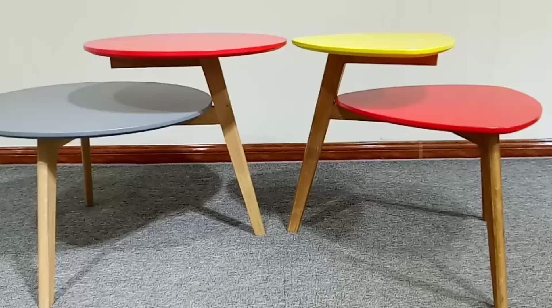 Italian Design Round Wooden Coffee Table Modern - Buy Round Coffee ...