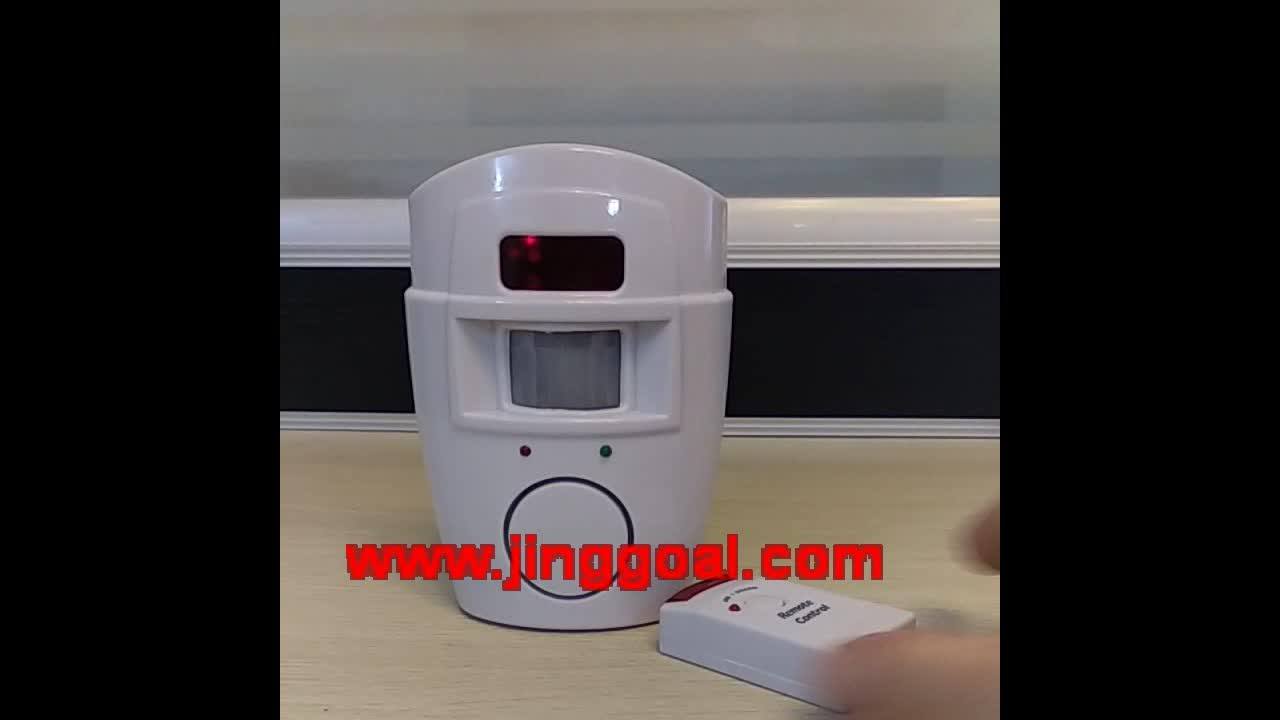 Yl-105 Remote Controlled Motion Detection Infrared Security Pir ...