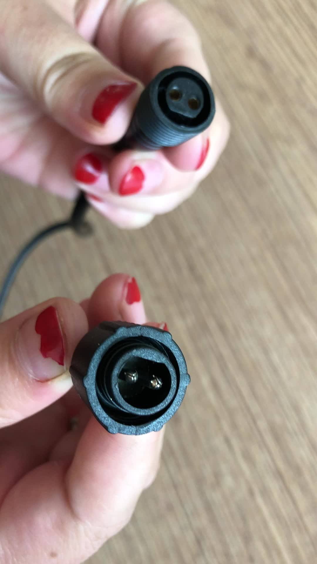 Cable 2-pin Ip44 Low Voltage For Powering Multi Led Garden Spotlights ...