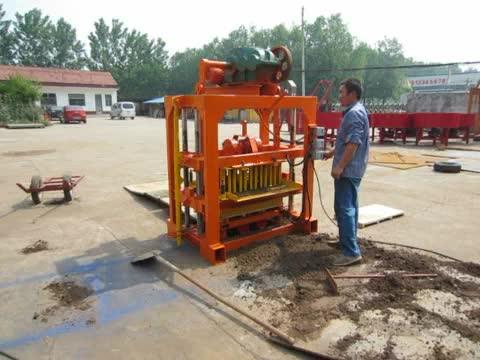 Qt40-2 Concrete Block Henry Interlocking Brick Machine Price Sale - Buy ...