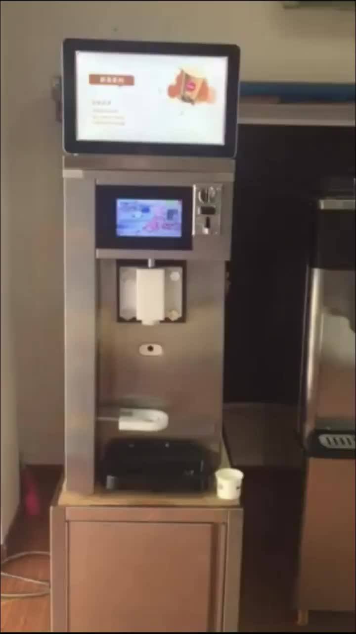 Soft Serve Ice Cream Machine( Vending Soft Ice Cream Machine With Ce ...