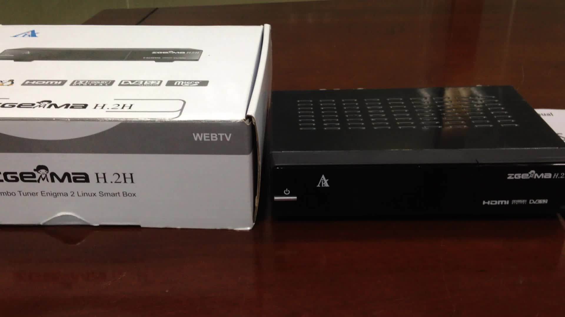 Linux Enigma 2 Iptv Box Zgemma H2h Combo Dvb-s2+hybrid Dvb-t2/c Combo ...