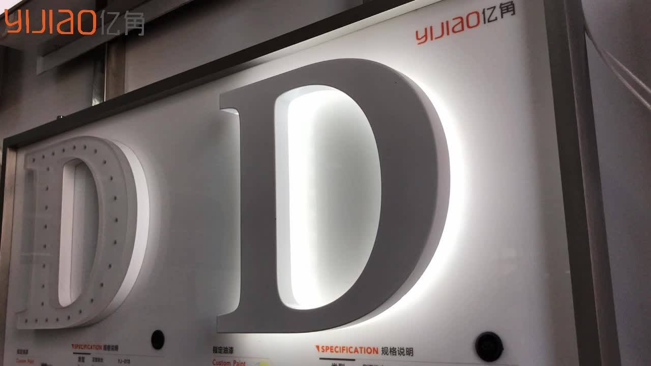 Hot Selling 3d Led Acrylic Light Letters Back Lit Shop Sign For ...