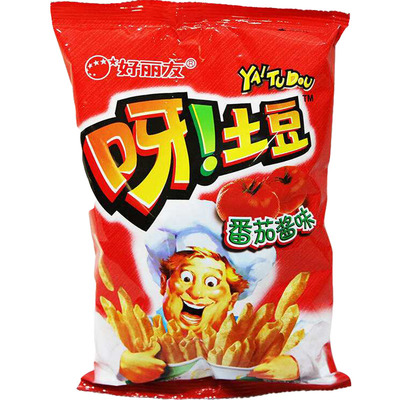 好丽友空心薯条薯笛休闲膨化零食