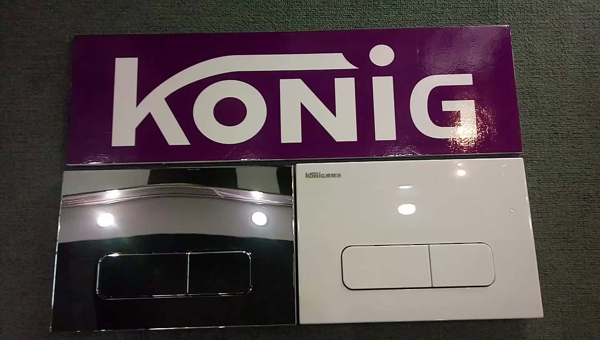 Abs Polished Chrome Dual Flush Plate For Concealed Toilet Tank - Buy ...