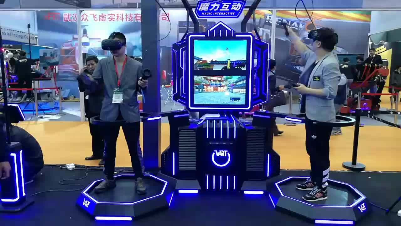 Vart Htc Vive 9d Vr Magic Interactive Machine Standing Vr Simulator ...