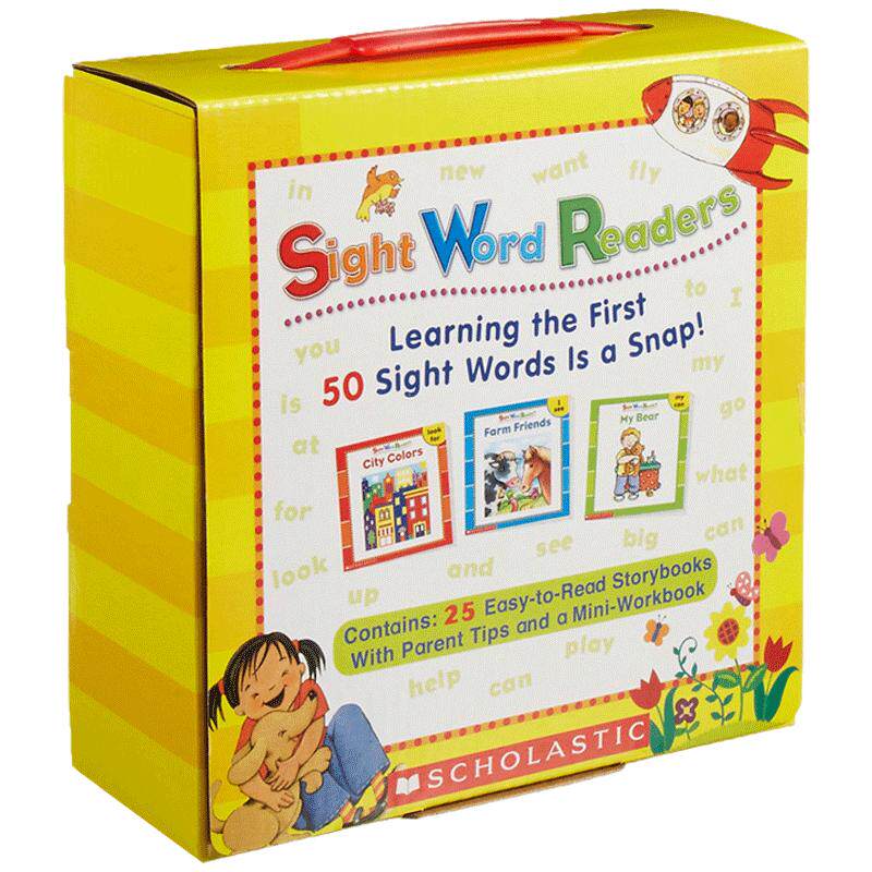 英文原版 Scholastic Sight Word Readers Parent Pack学乐常见字读本25册家长指导套装绘本进口儿童启蒙 ...